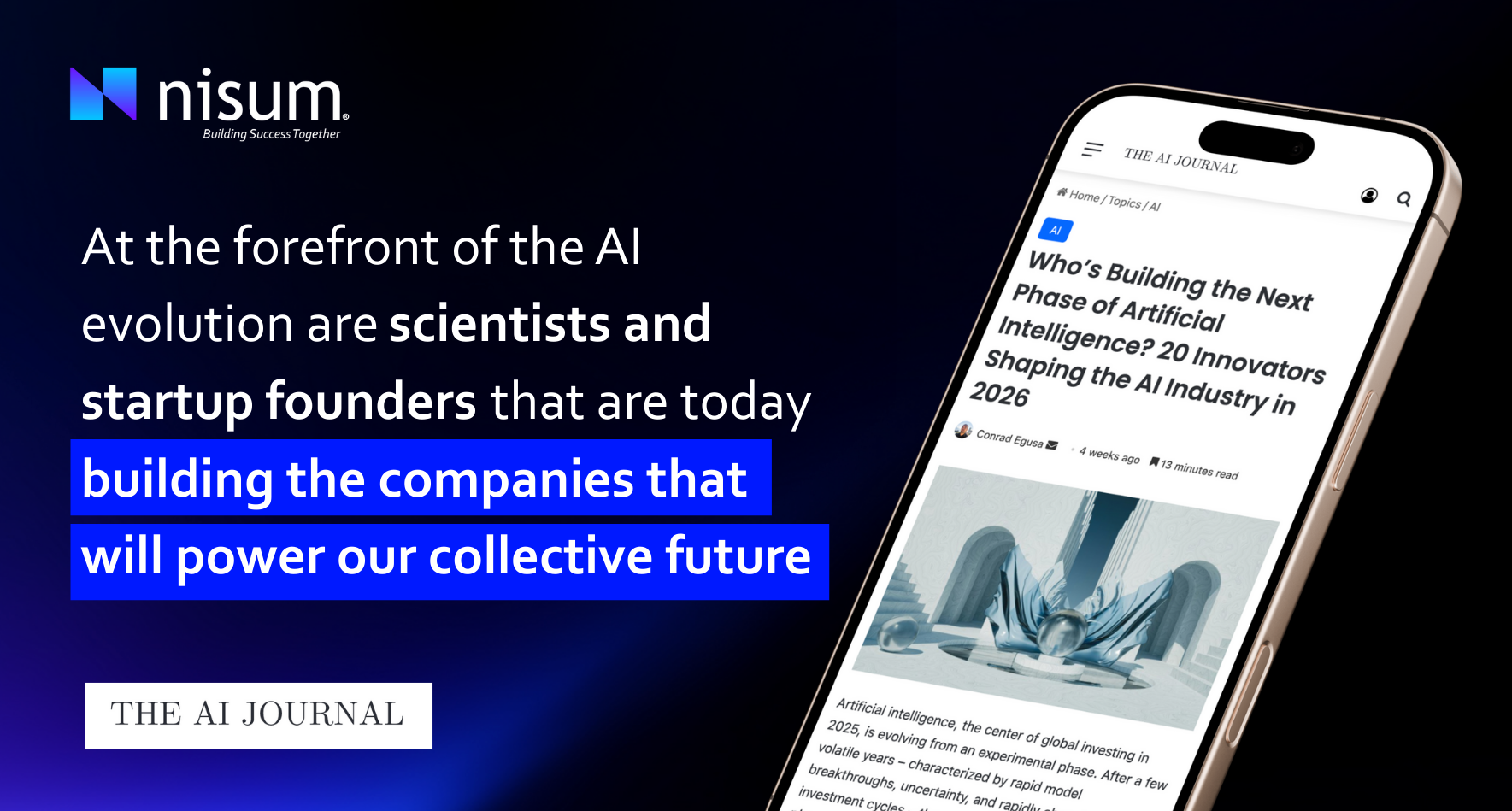 Our AI Leader Is Among the Innovators Shaping the Future of AI in 2026